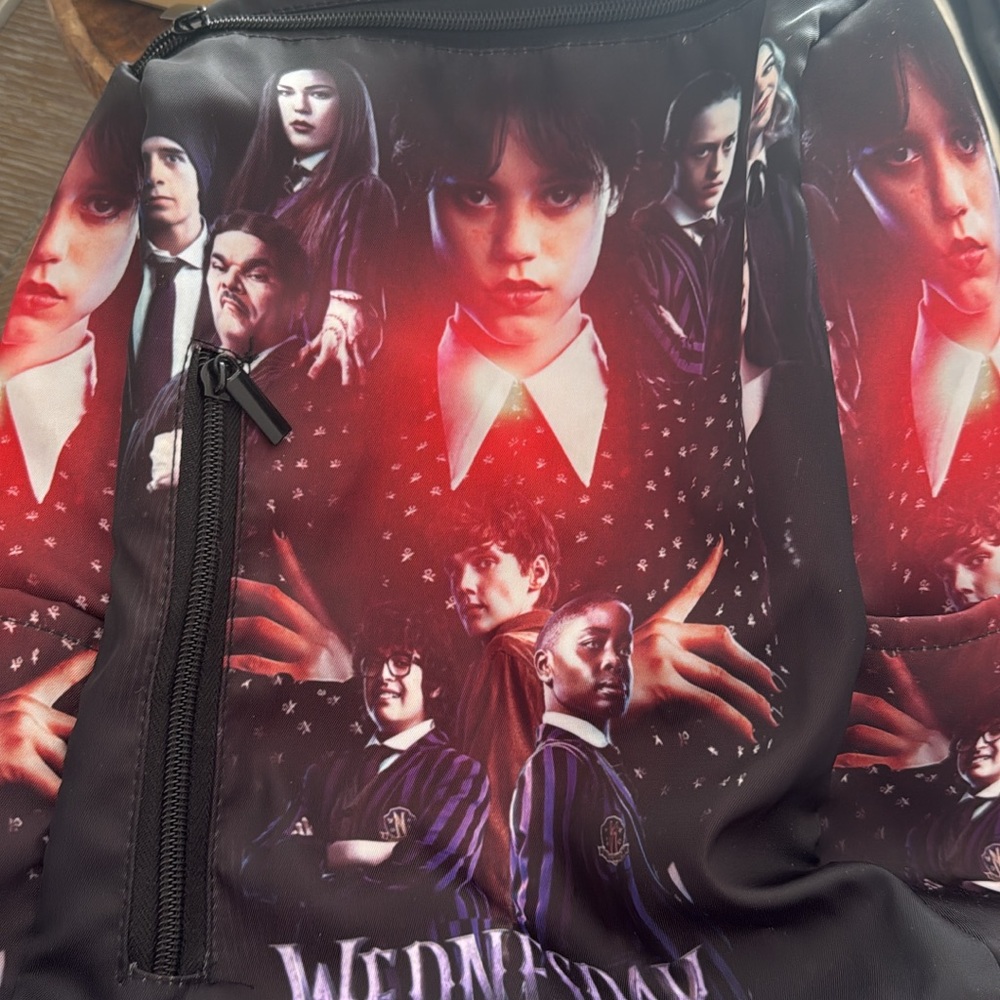 Wednesday Addams Graphic Backpack - Gem